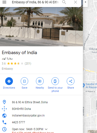 indian-embassy | Green International, Qatar